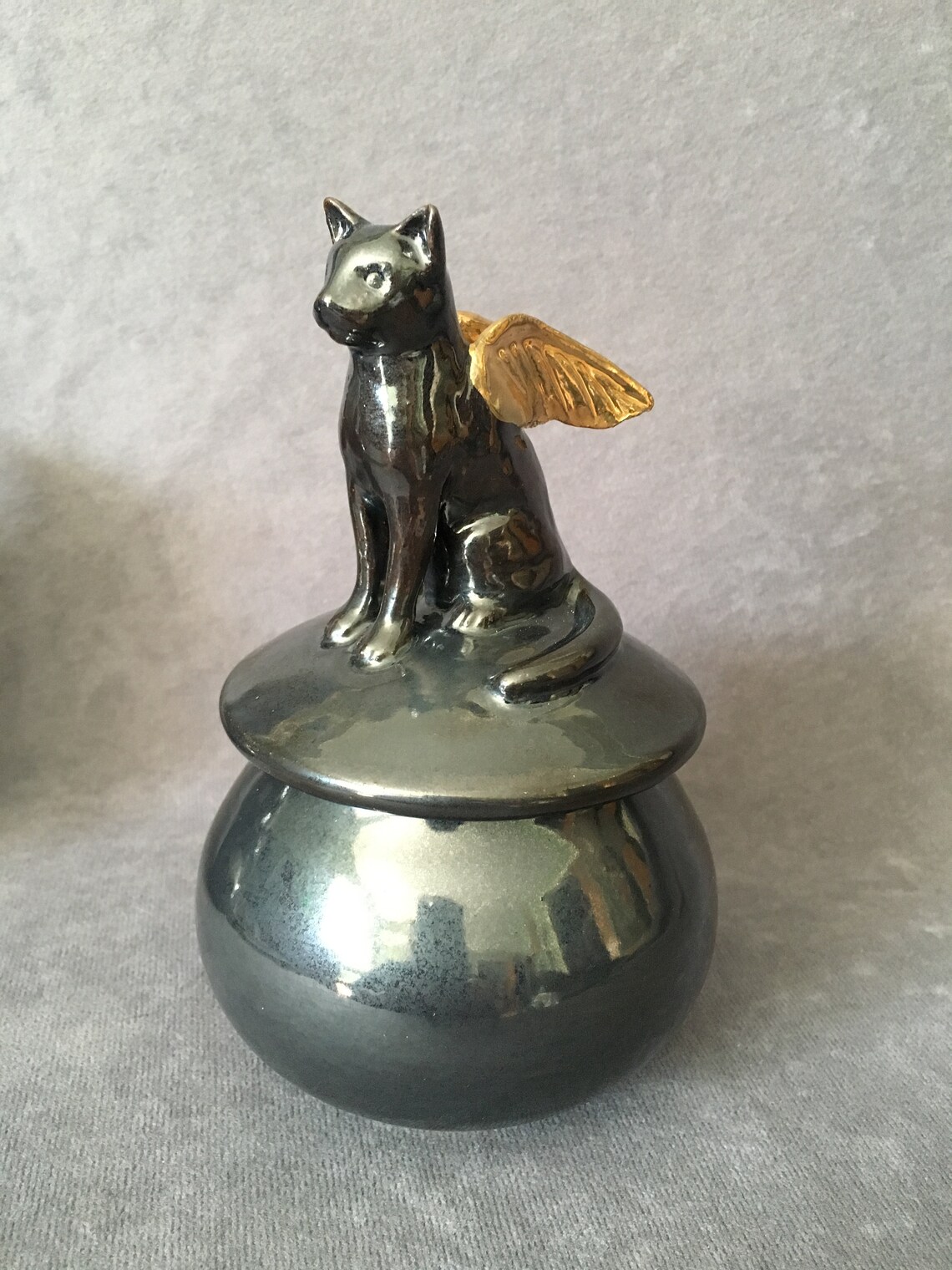 Cat Urn seated | Etsy