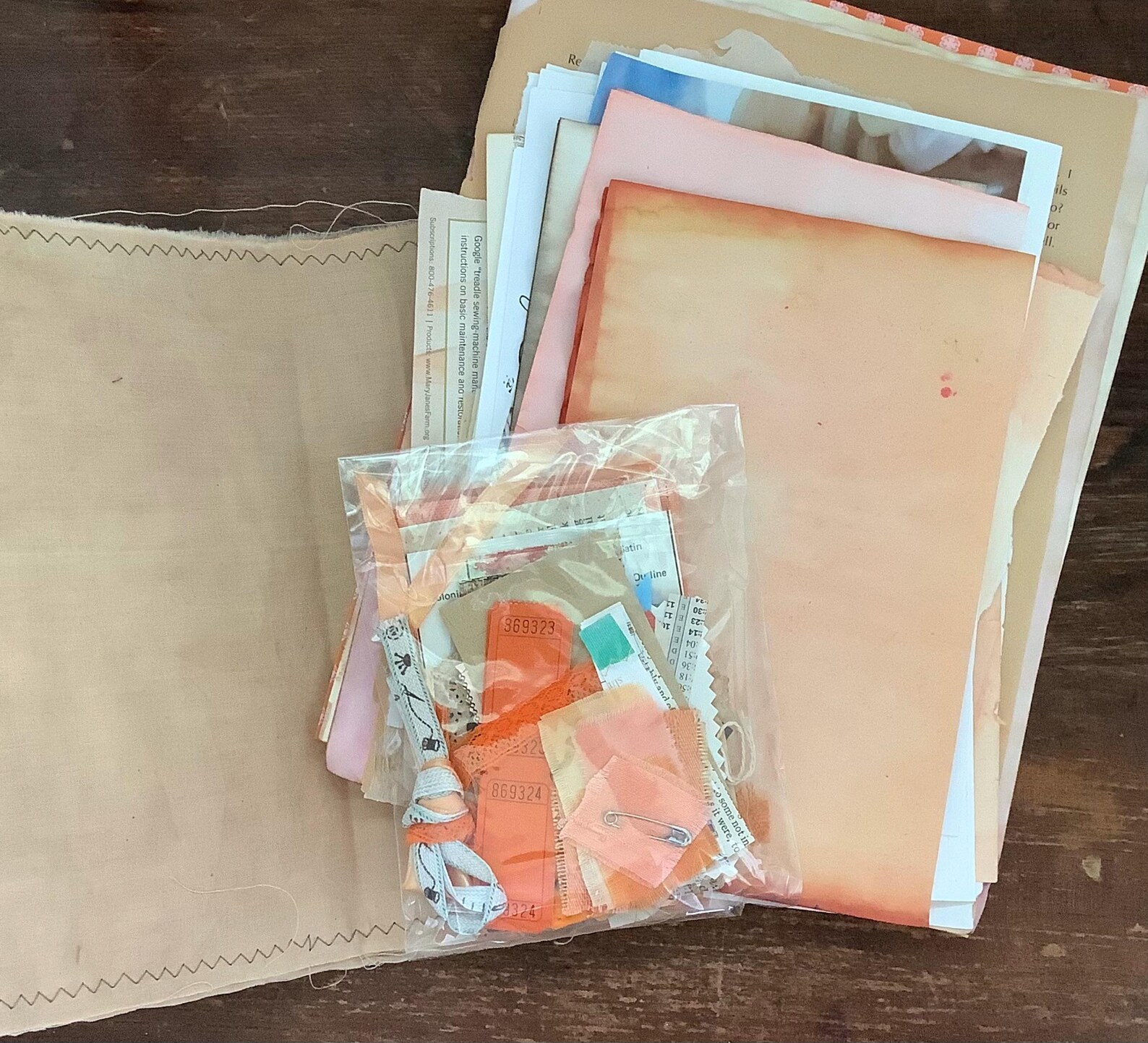 Journal Making Kit-sewing Junk Journal-journal Kit -sewing Journal Kit ...