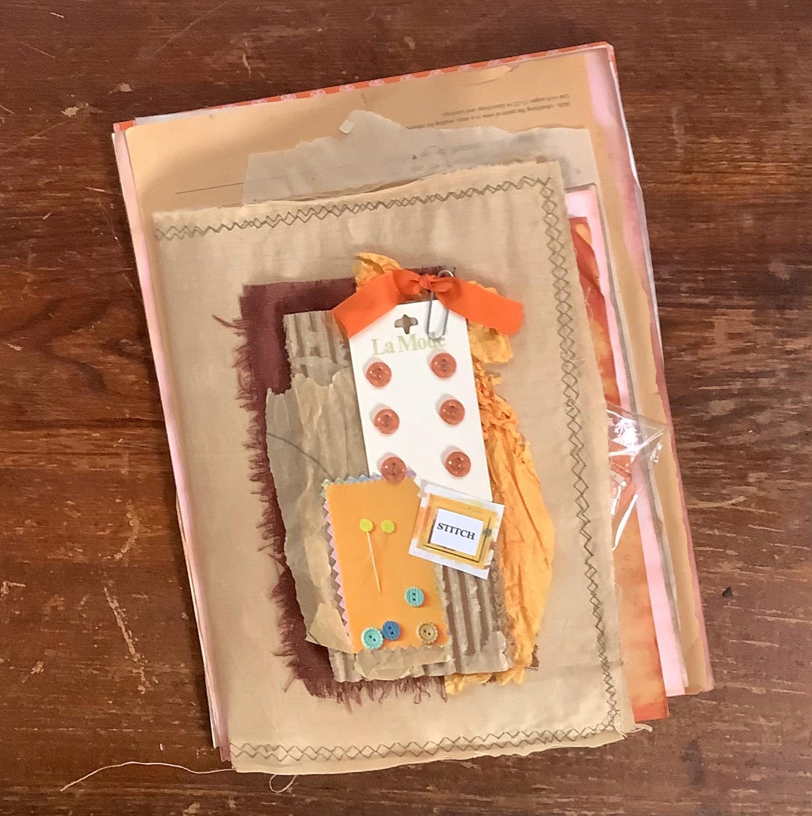 Journal Making Kit-sewing Junk Journal-journal Kit -sewing Journal Kit ...