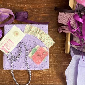 Junk Journal Kit-purple Goody Box-journal Making Kit-purple Craft ...