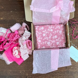 Pink Goody Box-junk Journal Making Kit-pink Journal Kit-vintage Journal ...