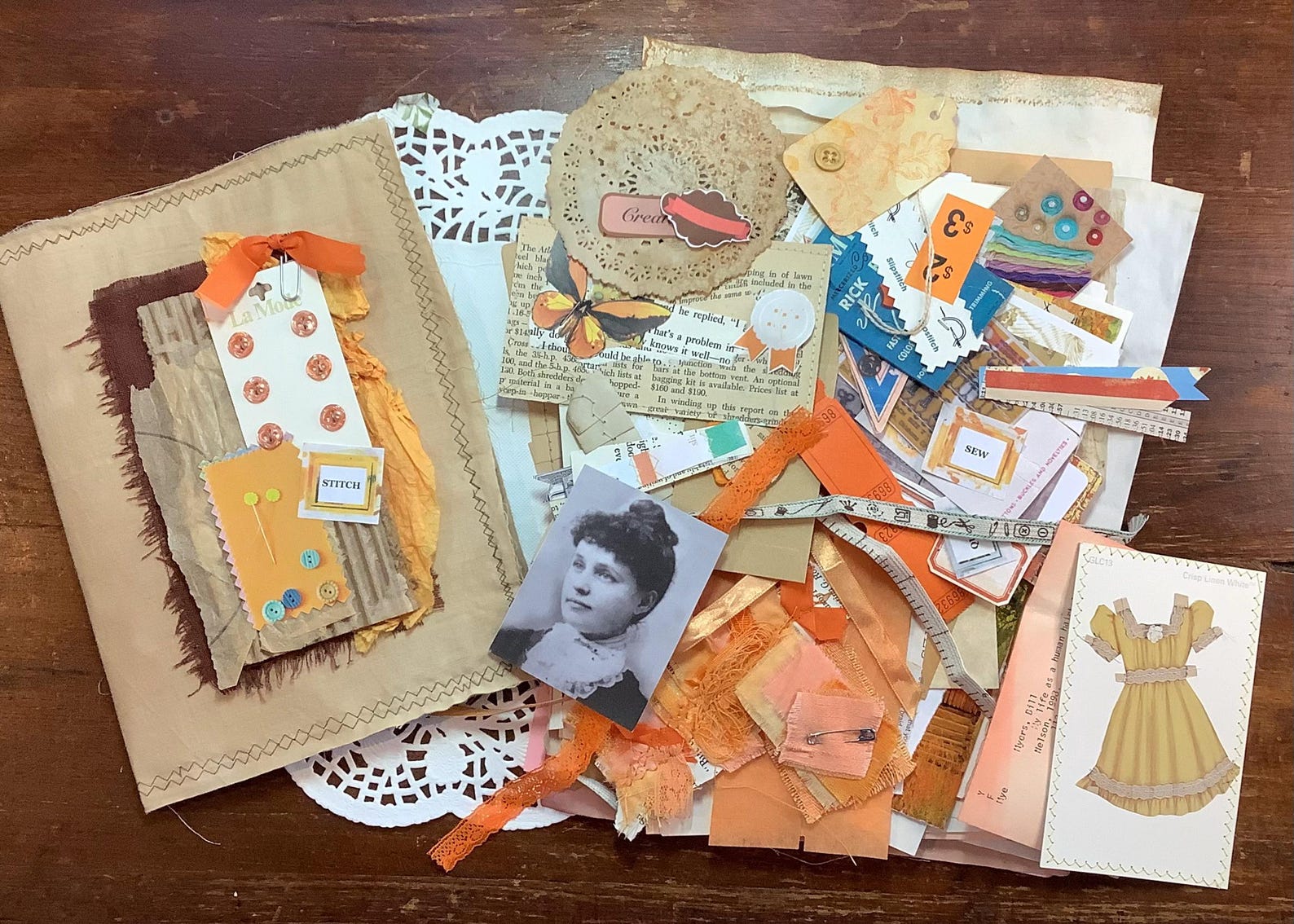 Journal Making Kit-sewing Junk Journal-journal Kit -sewing Journal Kit ...