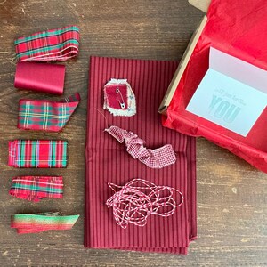 Red&green Goody Box-junk Journal Making Kit-red Journal Kit-vintage ...