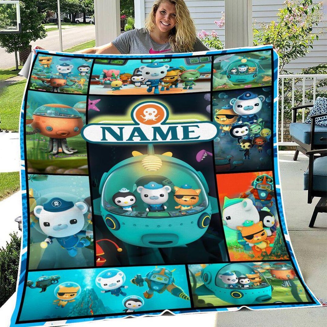 Custom Name Kids Octonauts Blanket, Personalized the Octonauts Baby ...