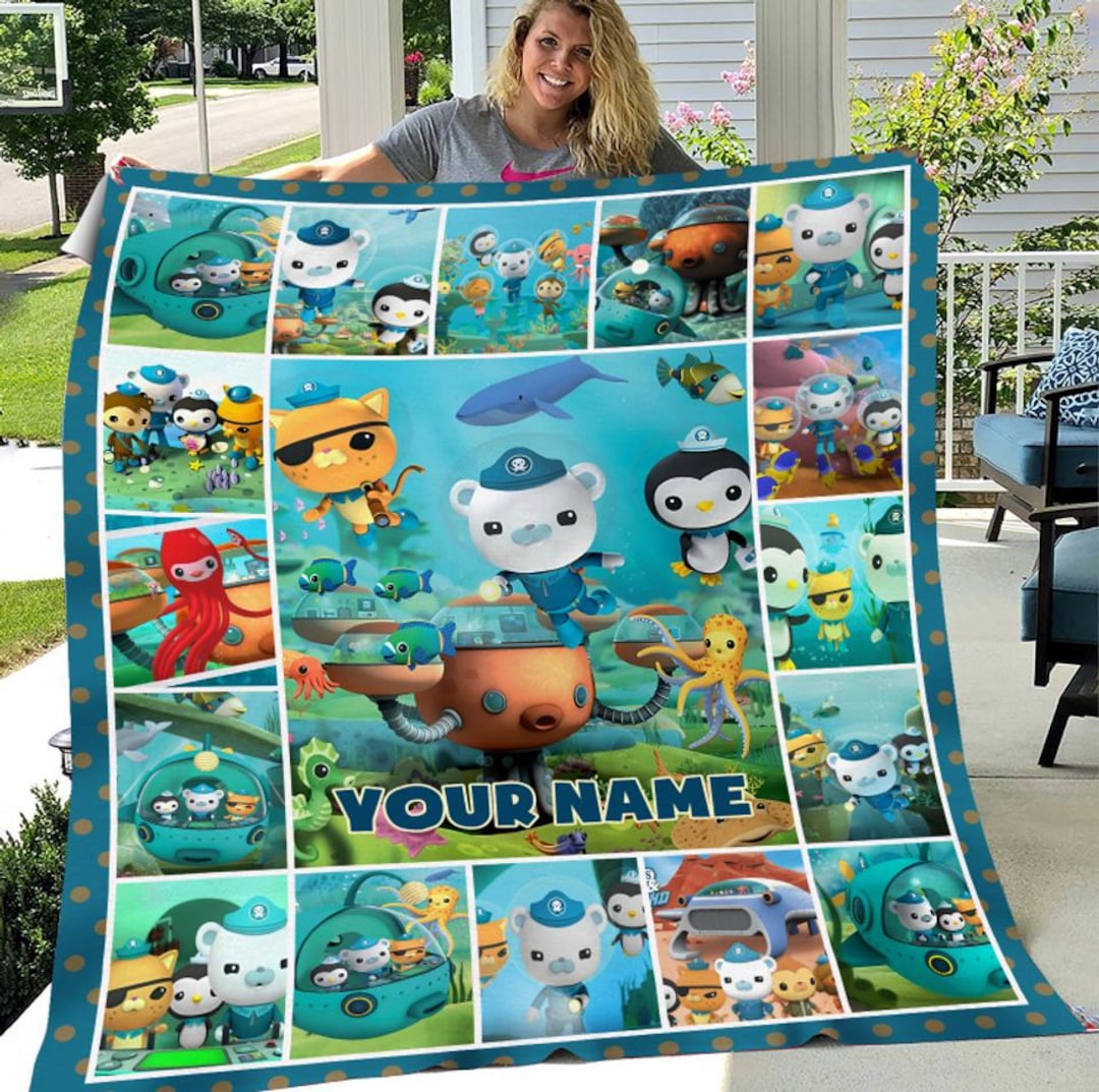 Kids Personalized the Octonauts Blanket, Custom Name Octonauts Blanket ...