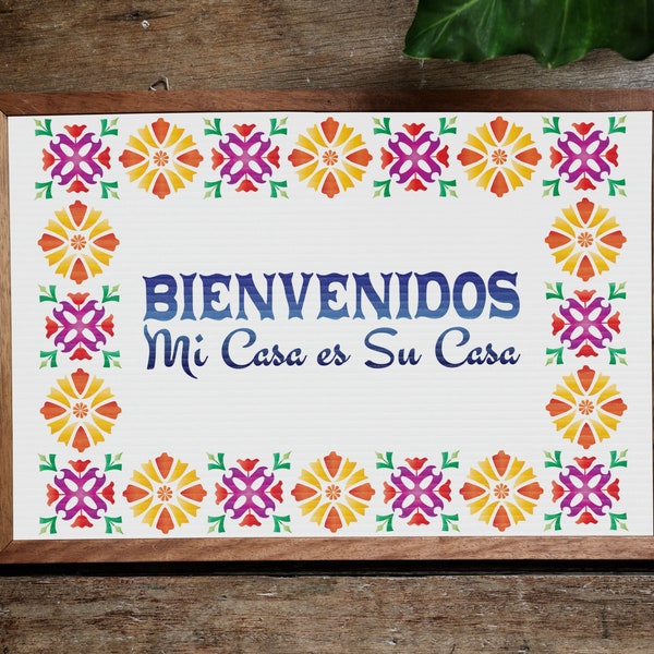 Bienvenidos Sign - Etsy