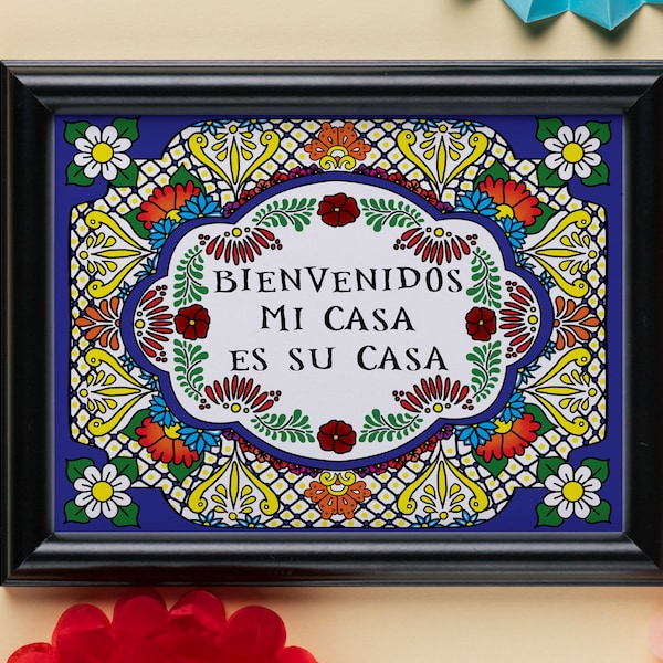 Mi Casa Su Casa Wall Art - Etsy