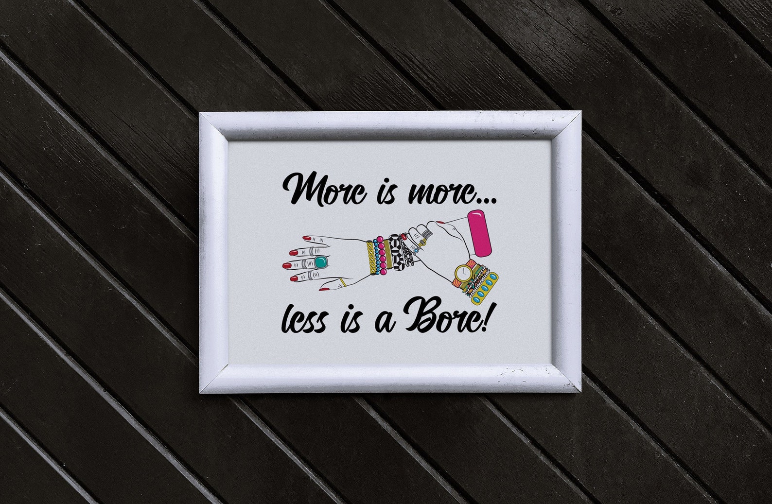 More is More Less is a Bore Iris Apfel Quote Print Digital Art | Etsy