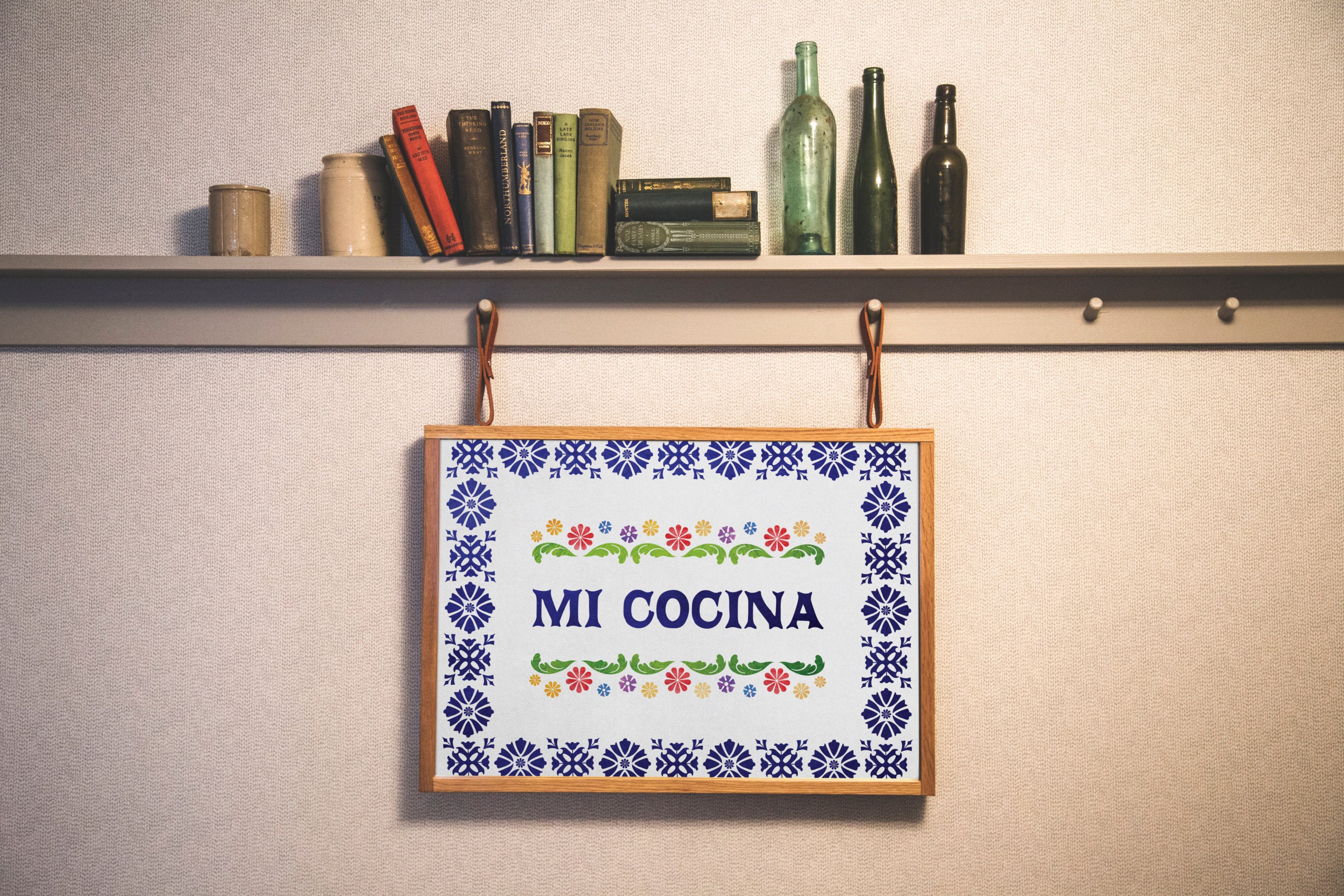 Mi Cocina Kitchen Sign in Spanish Printable Digital Art Includes 2 ...