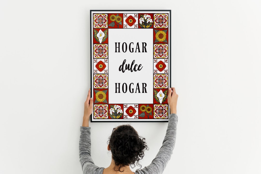 Hogar Dulce Hogar Home Sweet Home Sign in Spanish Printable Digital Art ...