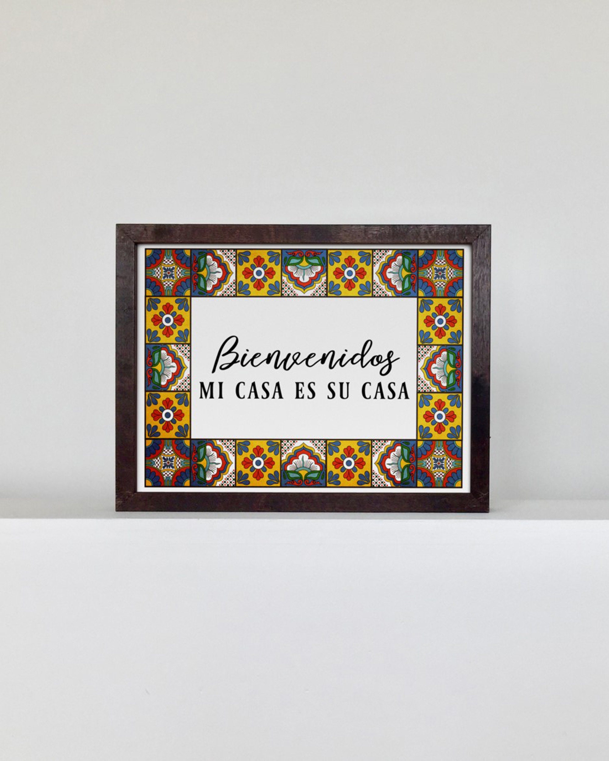 Bienvenidos Mi Casa es Su Casa Welcome Sign in Spanish | Etsy