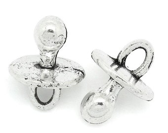Silver Pacifier | Etsy