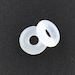 50 Pieces White Rubber Ring/ Silicone Stopper Beads, 6mm - Etsy