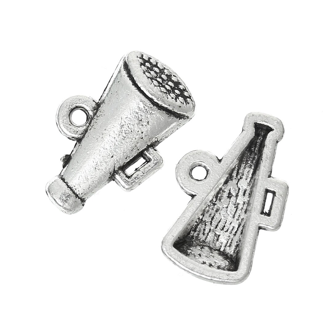 10 Pieces Antique Silver Megaphone Charms - Etsy
