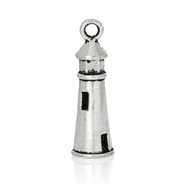 Lighthouse Charm - Etsy