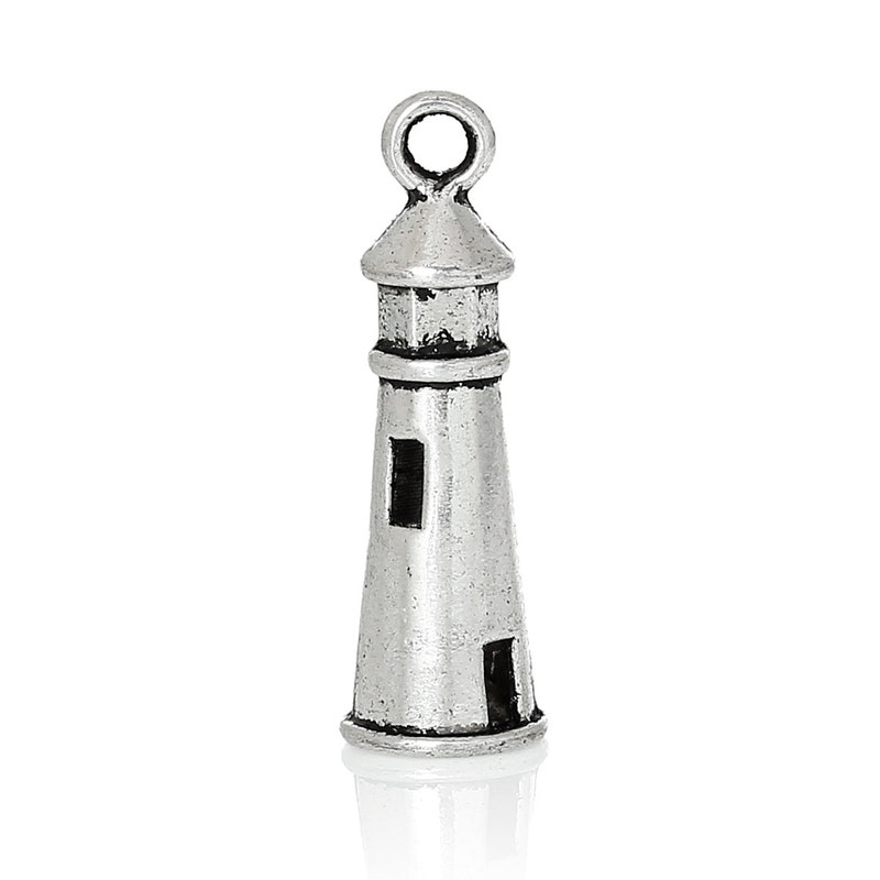 Lighthouse Charm - Etsy
