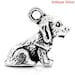 10 Pieces Antique Silver Dog Charms - Etsy