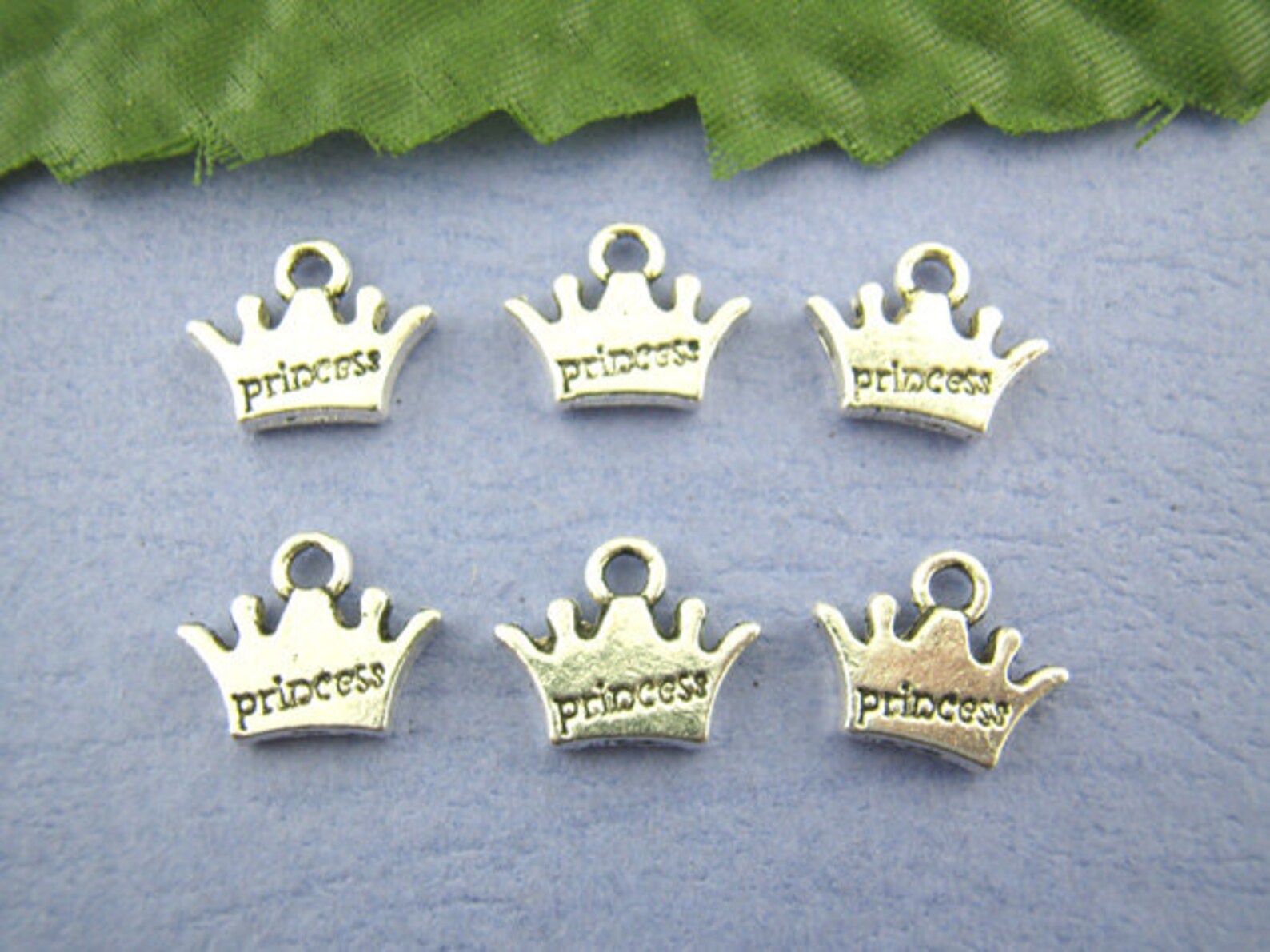 10 Pieces Antique Silver Princess Crown Charms - Etsy