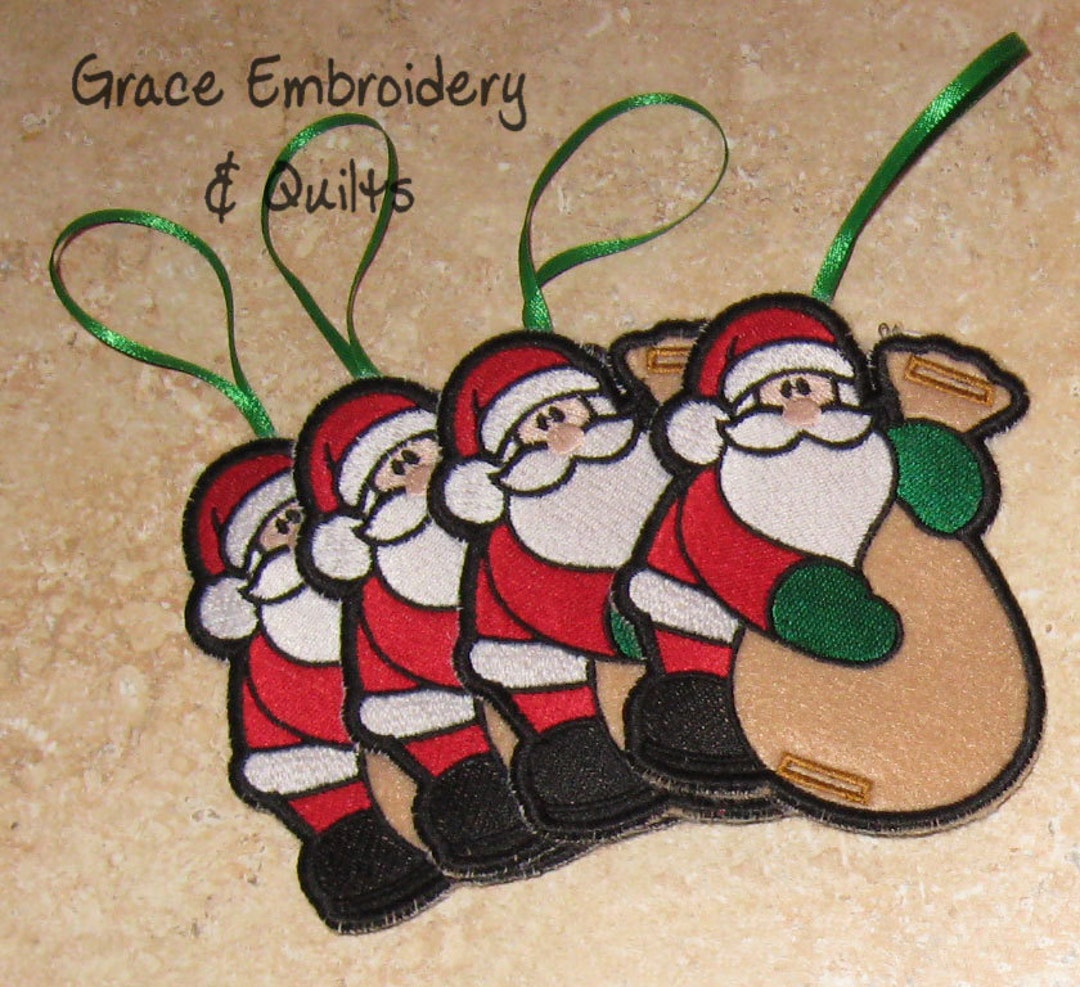 Santa Candy Cane/sucker Holders - Etsy