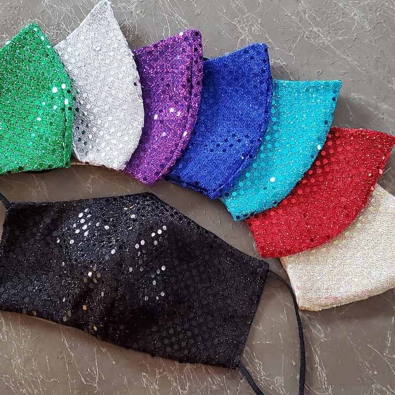 Sequin Mask - Etsy