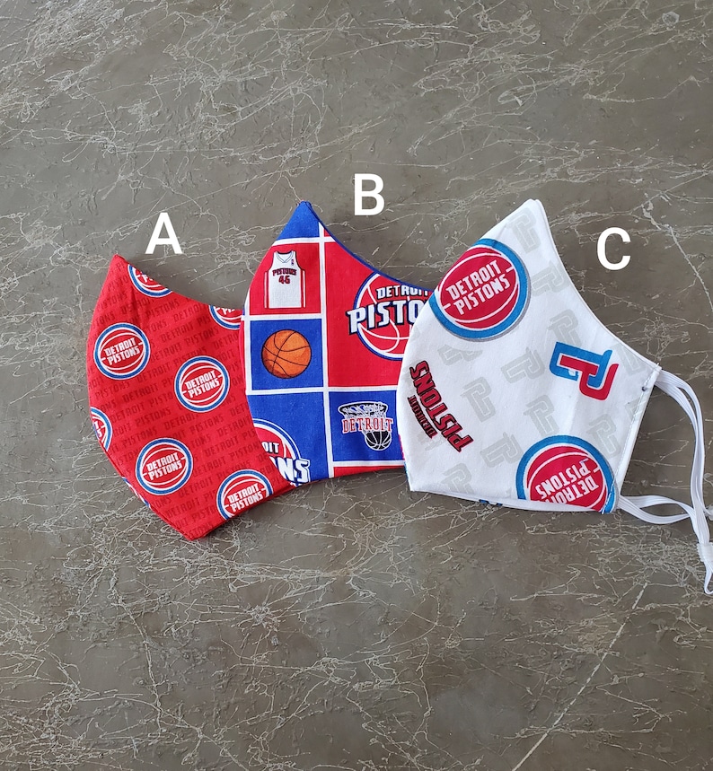 Detroit Pistons Mask - Etsy