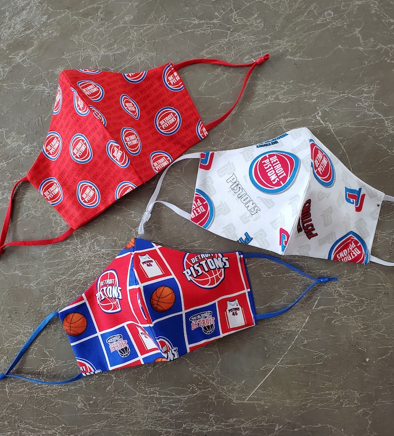 Detroit Pistons Mask - Etsy