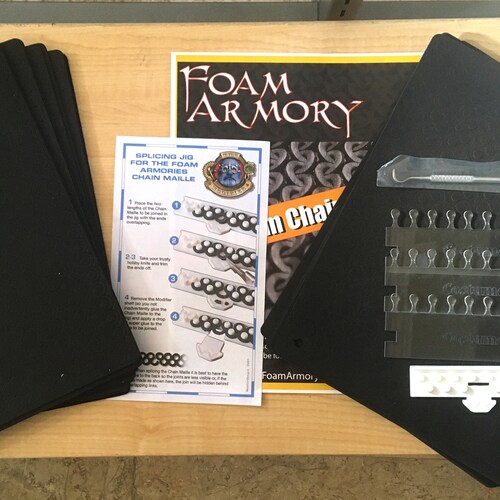 EVA Foam Chainmail Armor 1 Square Foot Custom Made - Etsy
