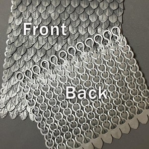 EVA Weathered Dragon Scale Scalemaille Armor 1 Square Foot Custom Made ...