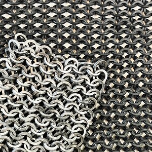 Plastic Butted Chainmail Armor 1 Square Foot Custom Made - Etsy