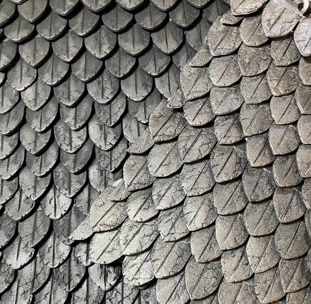 EVA Weathered Dragon Scale Scalemaille Armor 1 Square Foot Custom Made ...