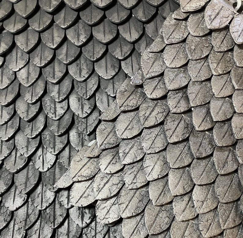 EVA Weathered Dragon Scale Scalemaille Armor 1 Square Foot Custom Made ...