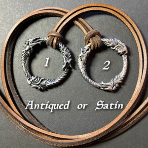 Stainless Steel Ouroboros Pendant - Etsy