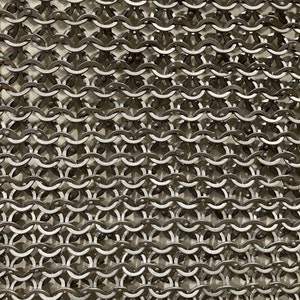 18" X 18" Antiqued Aluminum Riveted Chainmaille Fabric Squares for Armor and Cosplay - Etsy
