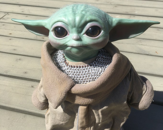 Grogu/mandalorian Crochet Chainmail Armor Vest - Etsy