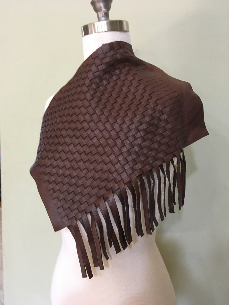 Leather Basket Weave Armor Fabric 1 Square Foot Custom Made - Etsy