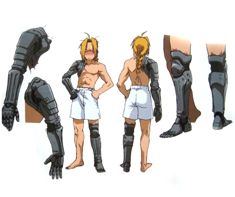 Full Metal Alchemist Edward Elric Automail Set Theatrical | Etsy
