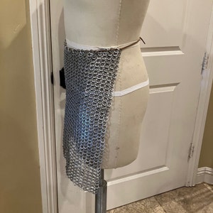 18" X 18" Antiqued Aluminum Riveted Chainmaille Fabric Squares for Armor and Cosplay - Etsy