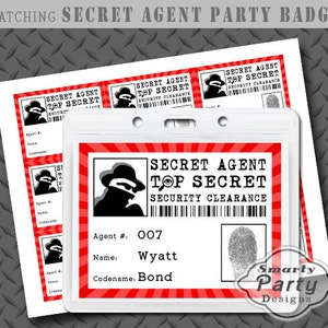 Spy Birthday Party Photo Invite Secret Agent Invitation - Etsy