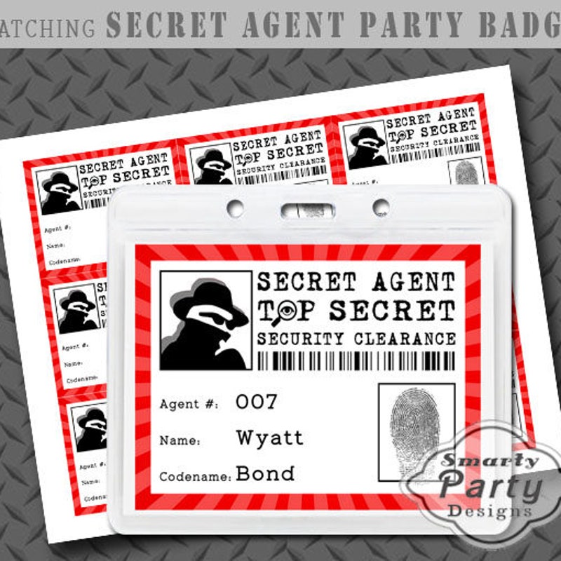 Secret Agent Party - Etsy