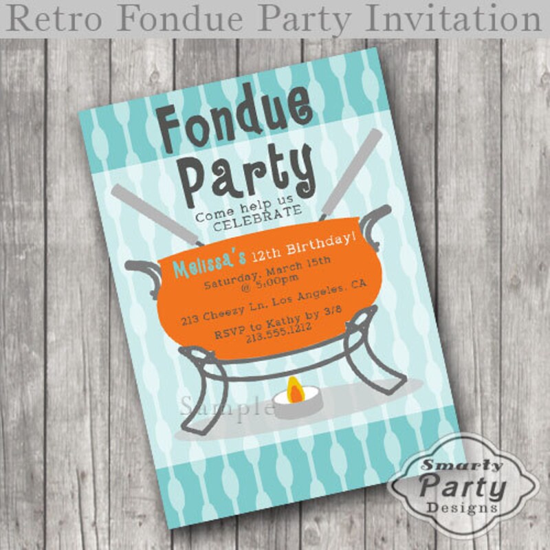 Fondue Party - Etsy