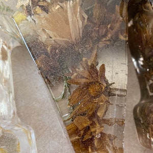 Custom Single Resin Letter M With Preserved Flowers - Etsy