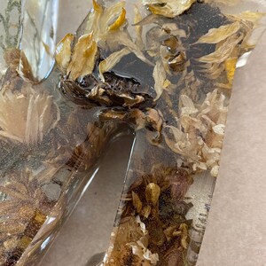 Custom Single Resin Letter M With Preserved Flowers - Etsy