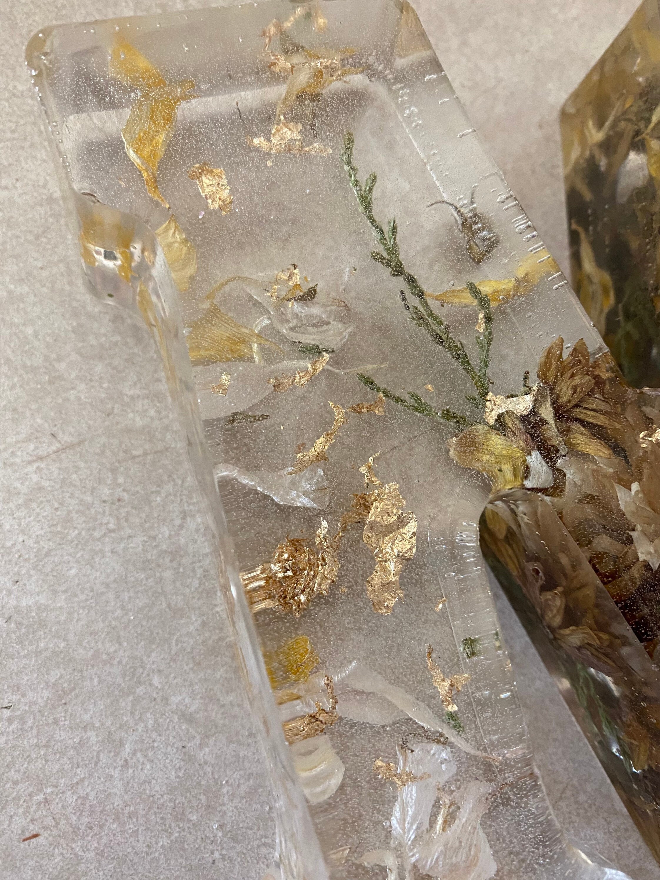 Custom Single Resin Letter M With Preserved Flowers - Etsy