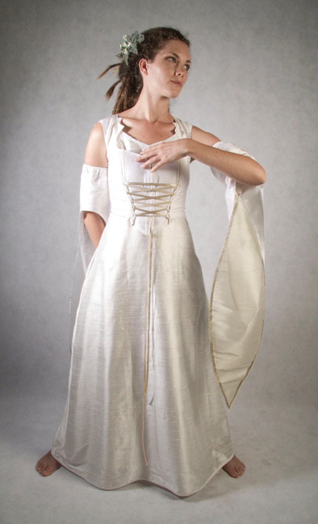 Ivory and Silver Morgan Le Fae - Full Outfit - Made to Order - Etsy