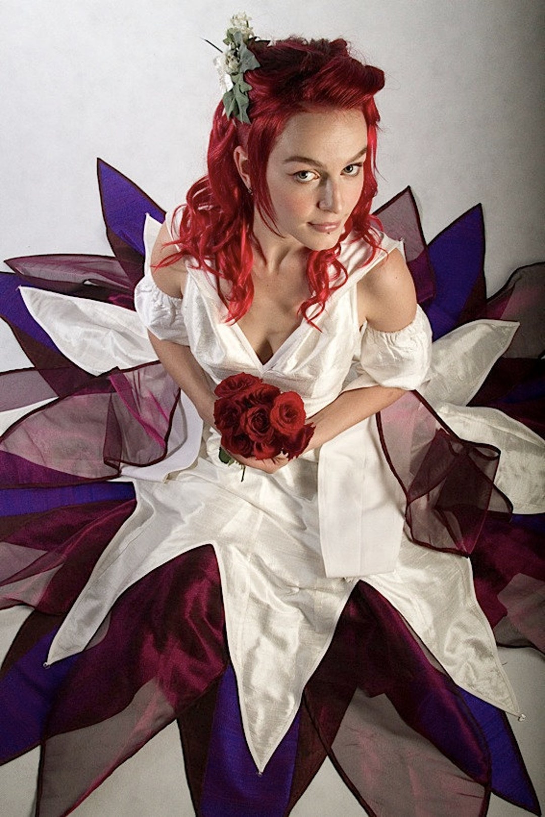 Ivory and Purple Pixie Maiden Full Outfit Made to Order - Etsy