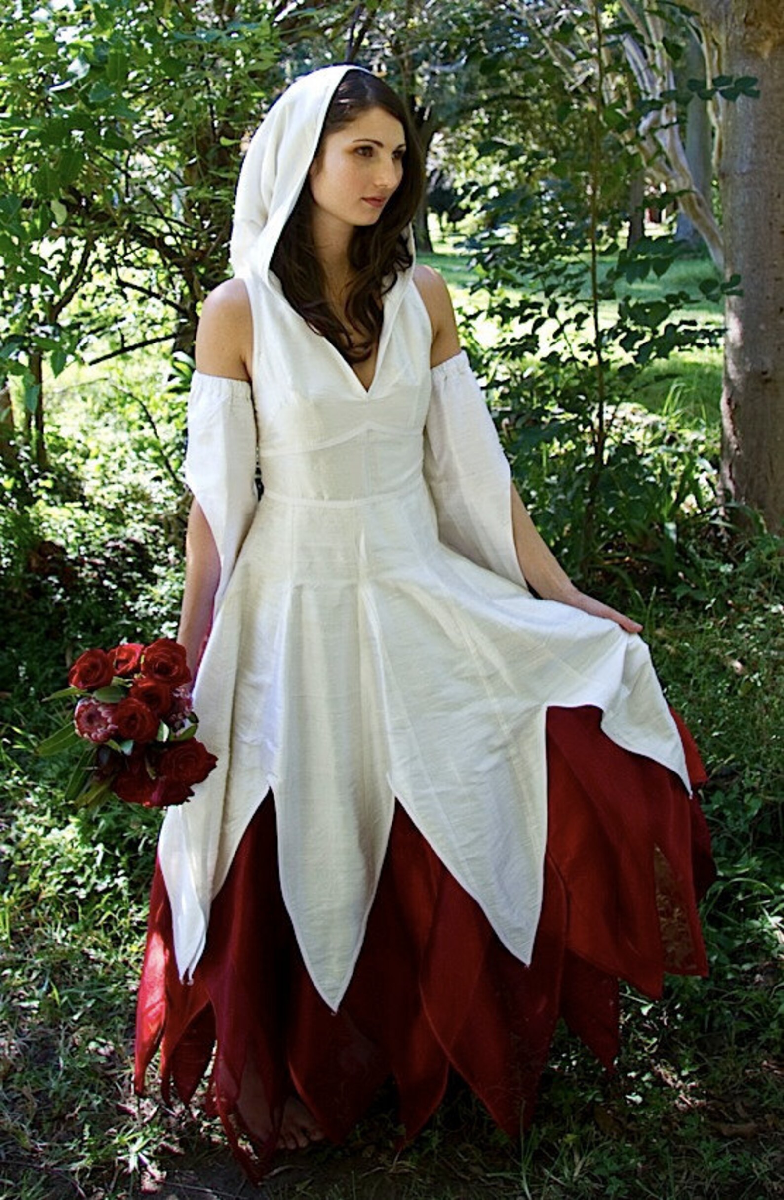 Ivory and Silver Pixie Maiden Full Outfit Made to Order - Etsy UK