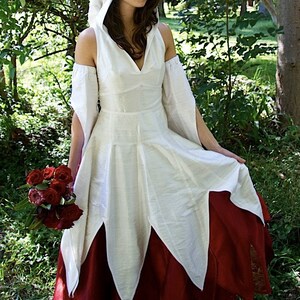 Ivory and Silver Pixie Maiden Full Outfit Made to Order - Etsy UK