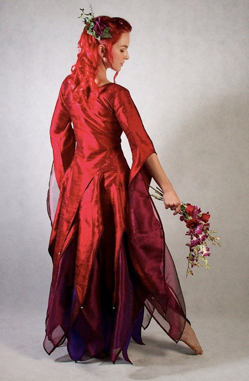 Red and Purple Elemental Fae Full Outfit Made to Order - Etsy