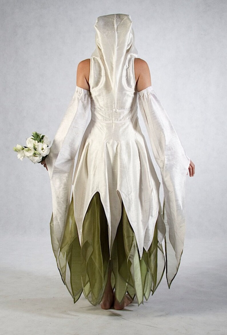 Ivory and Silver Pixie Maiden Full Outfit Made to Order - Etsy UK