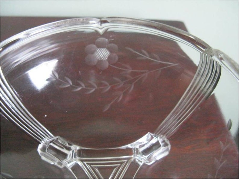 Imperial Glass Pie Crust Crystal Bowl - Etsy